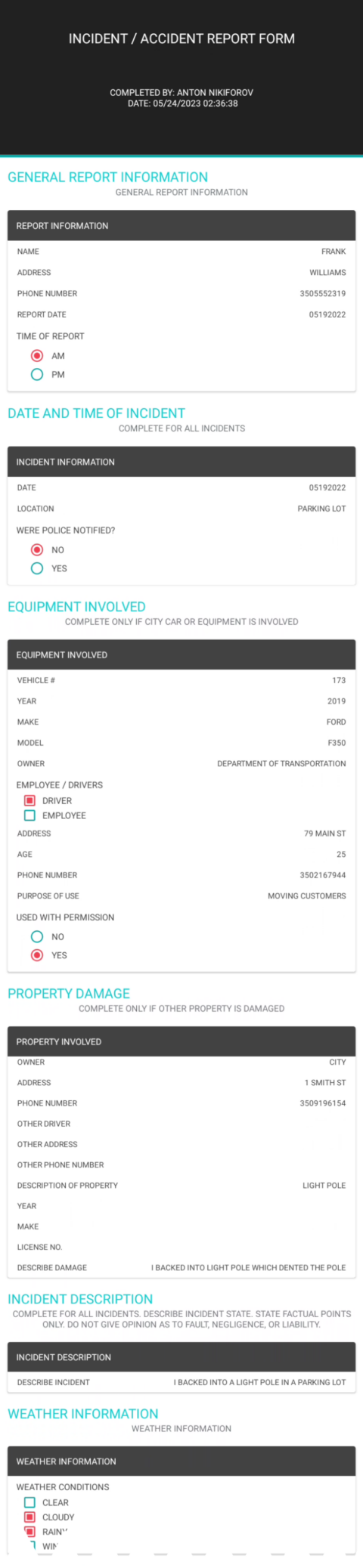 TransitForms | TransitCheck